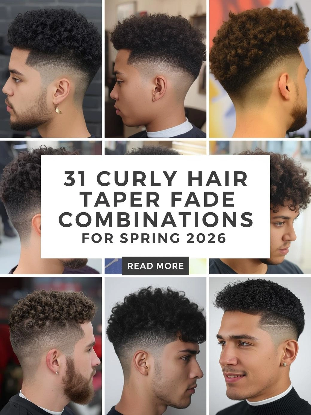31 Curly Hair Taper Fade Combinations For Spring 2026 | Style Guide